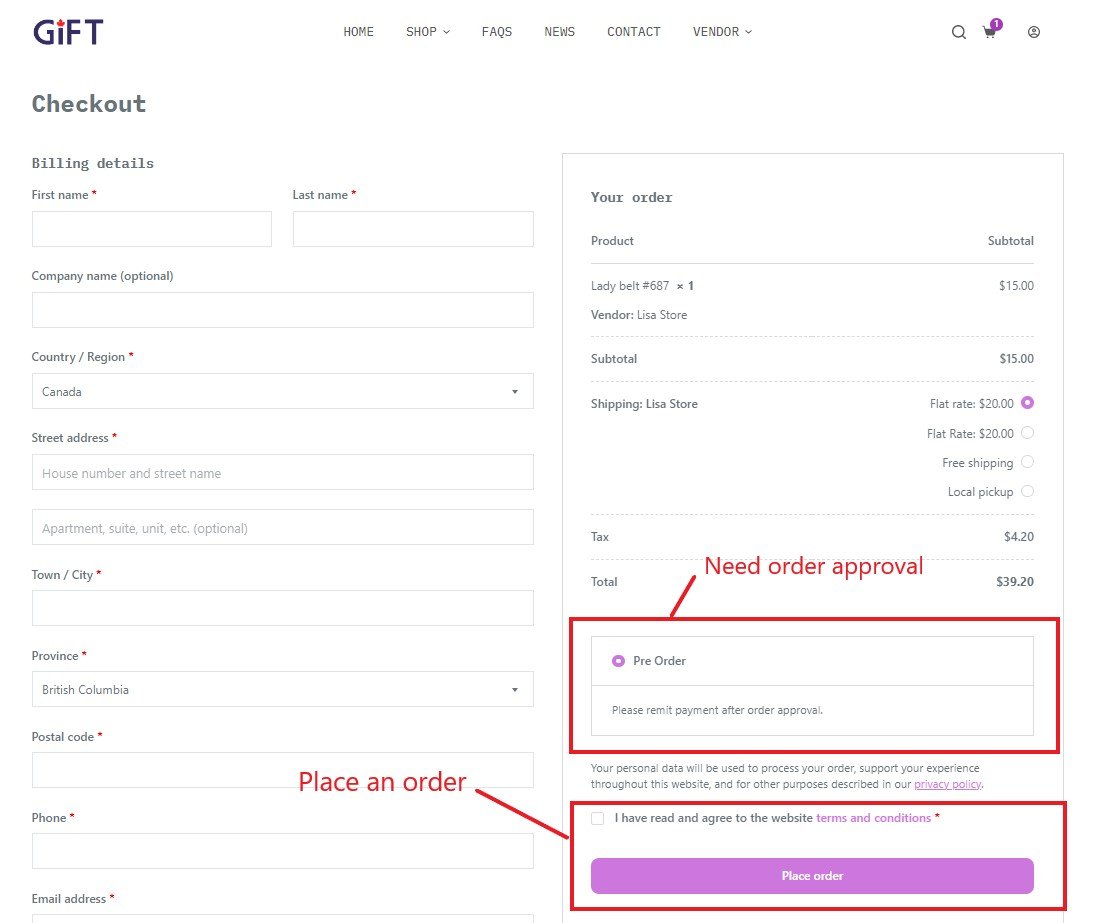 Workflow - Canadian Gift Market